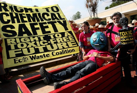 Filipino Members Ecowaste Coalition Pollution Watchdog Editorial Stock ...