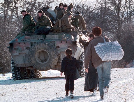 Vedeno Chechnya Russian Federation Chechen Refugees Editorial Stock ...
