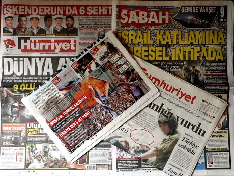 Main Headlines On Front Pages Turkish Editorial Stock Photo - Stock ...