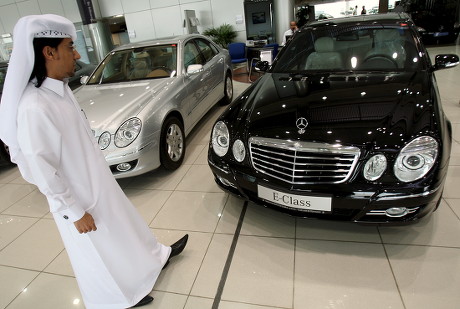 Uae Man Views New Mercedes Benz Editorial Stock Photo - Stock Image ...