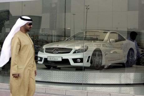 Uae Man Passes Mercedes Benz Sl Editorial Stock Photo - Stock Image ...