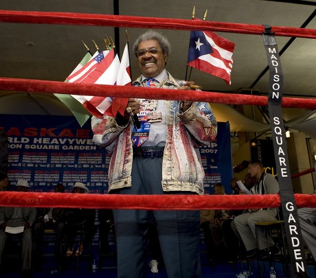 Boxing Promoter Don King Waves Various Editorial Stock Photo - Stock ...