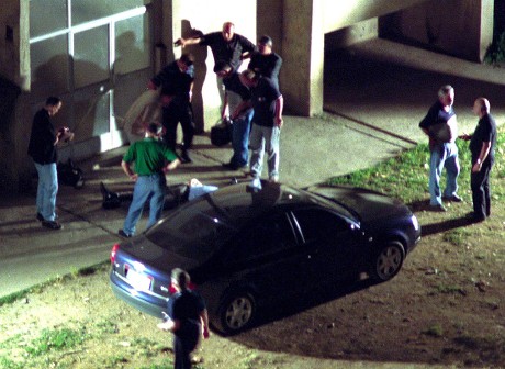 Podgorica Montenegro Yugoslavia Police Inspect Body Editorial Stock ...