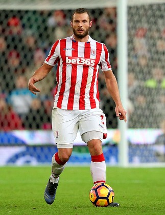 Peter Crouch Stoke City Celebrates Charlie Editorial Stock Photo ...