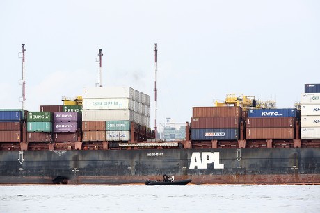Oil Response Recovery Vessel Pictured Next Editorial Stock Photo ...