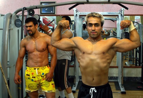 Iranian Man Poses Photographer Local Sport Editorial Stock Photo ...