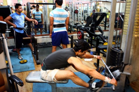 Iranians Go Through Their Exercises Local Editorial Stock Photo - Stock ...