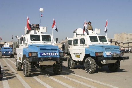 Iraqi Police Trucks Take Part Parade Editorial Stock Photo - Stock ...