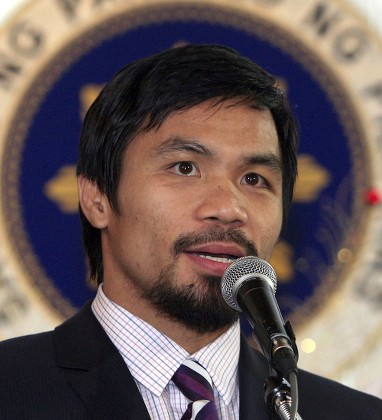 Filipino Boxing Champion Manny Pacquiao During Editorial Stock Photo ...