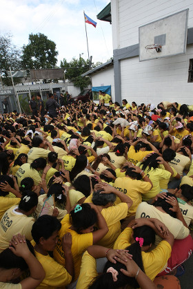 Detainees Correctional Facility Women Conduct Earthquake Editorial ...