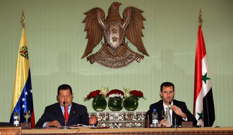 Syrian President Bashar Assad R His Editorial Stock Photo - Stock Image ...