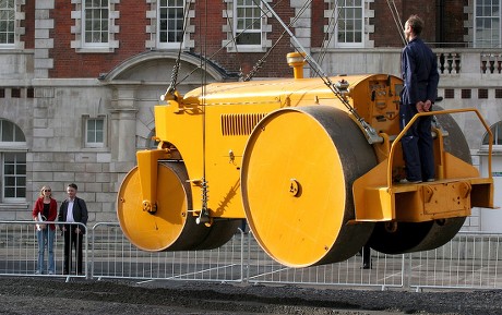 Us Artist Chris Burdens Flying Steamroller Editorial Stock Photo ...