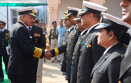 Indian Navy Chief Admiral Nirmal Verma Editorial Stock Photo - Stock ...