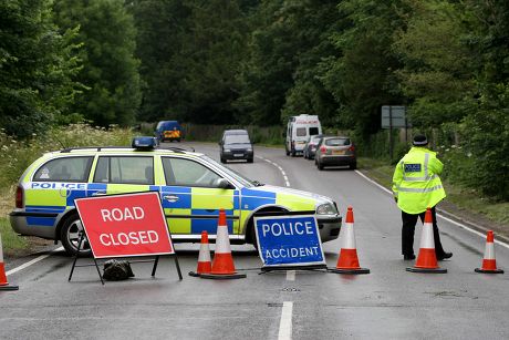 Police Road Block Scene Discovery Editorial Stock Photo - Stock Image ...
