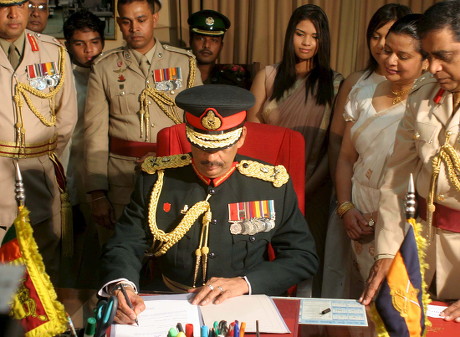 Newly Appointed Sri Lanka Army Commander Editorial Stock Photo - Stock ...