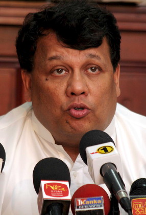 Disaster Management Human Rights Minister Mahinda Editorial Stock Photo ...