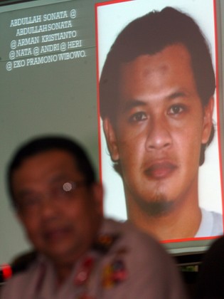 Indonesian Police Show Picture Terrorists Suspect Editorial Stock Photo ...