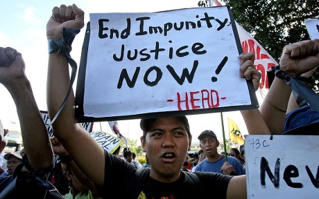Filipino Protester Shouts Slogans During Rally Editorial Stock Photo ...