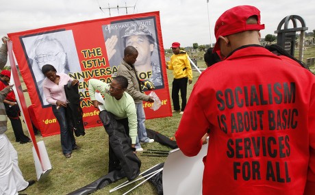 South African Communist Party Sacp Members Editorial Stock Photo ...