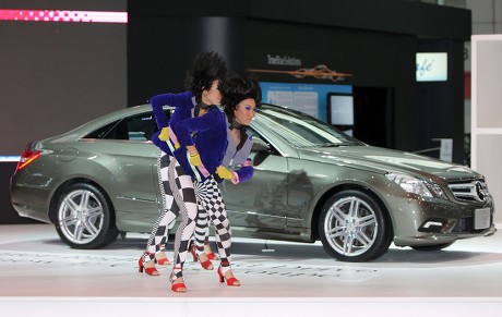 Dancers Perform Front German Mercedes Benz Editorial Stock Photo ...