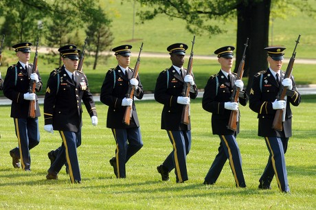 Firing Party 3rd Us Infantry Old Editorial Stock Photo - Stock Image ...