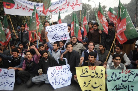 Supporters Students Wing Political Party Pakistan Editorial Stock Photo ...