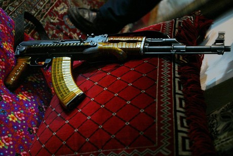 Ak 47 Rifle Put Aside During Editorial Stock Photo - Stock Image ...
