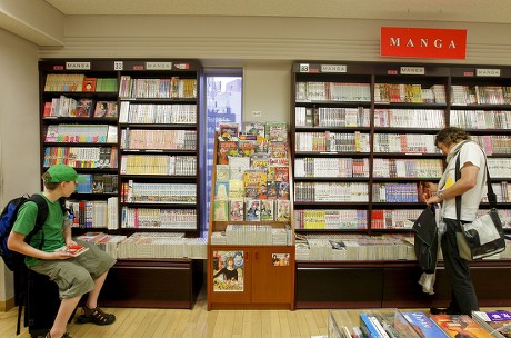 Shoppers Inspect English Version Japanese Manga Editorial Stock Photo ...