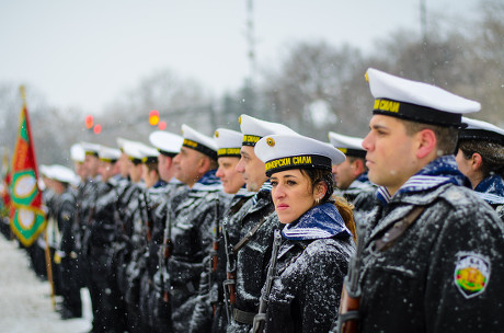 Bulgarian Soldiers Attend Orthodox Open Air Editorial Stock Photo ...