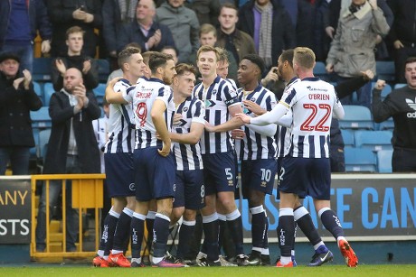 Millwall Players Celebrating After Millwall Defender Editorial Stock ...