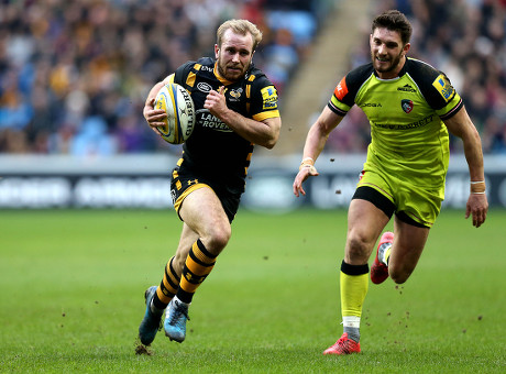 Dan Robson Wasps Runs Ball Editorial Stock Photo - Stock Image ...