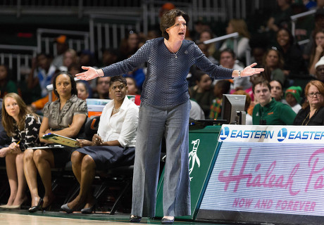 Miami Head Coach Katie Meier Reacts Editorial Stock Photo - Stock Image ...