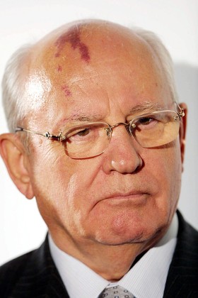 Former Soviet Leader Mikhail Gorbachev Press Editorial Stock Photo ...