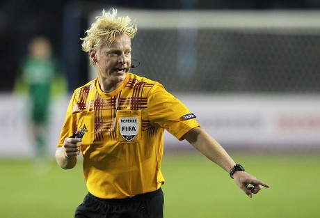 Dutch Referee Kevin Blom Gestures During Editorial Stock Photo - Stock ...