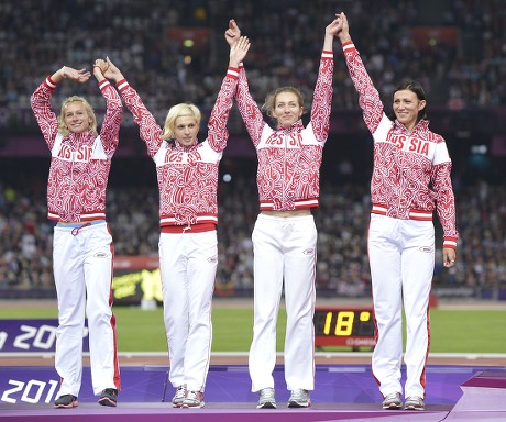 Bronze Medalists Christine Day Rosemarie Whyte Editorial Stock Photo ...