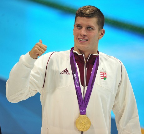 Daniel Gyurta Hungary Celebrates After Winning Editorial Stock Photo ...