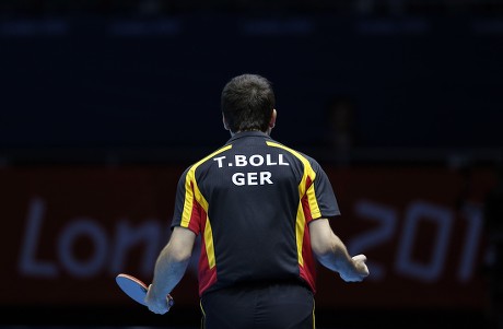 Germanys Timo Boll Celebrates His Team Editorial Stock Photo - Stock ...