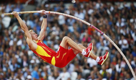 Spanish Igor Bychkov Competes Pole Vault Editorial Stock Photo - Stock ...