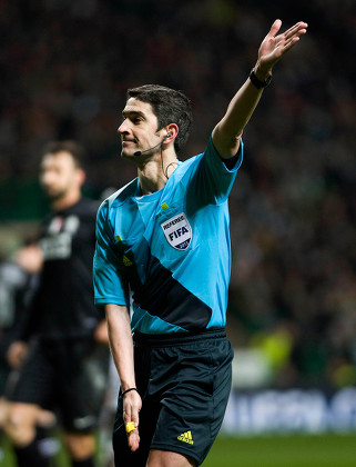 Spanish Referee Alberto Undiano Mallenco Gestures Editorial Stock Photo ...