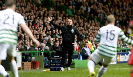 Coach Neil Lennon Celtic Shouts His Editorial Stock Photo - Stock Image ...