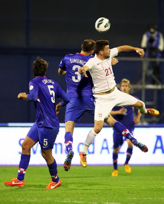 Josip Simunic C Croatia Action Against Editorial Stock Photo - Stock ...