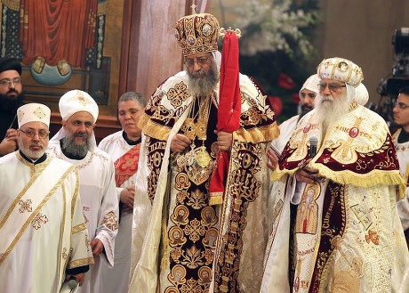 New Pope Tawadros Ii Leader Egyptian Editorial Stock Photo - Stock ...