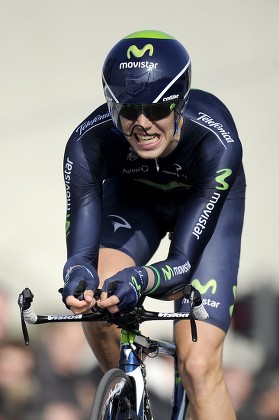 Movistar Team Cyclist Jesus Herrada Lopez Editorial Stock Photo - Stock ...