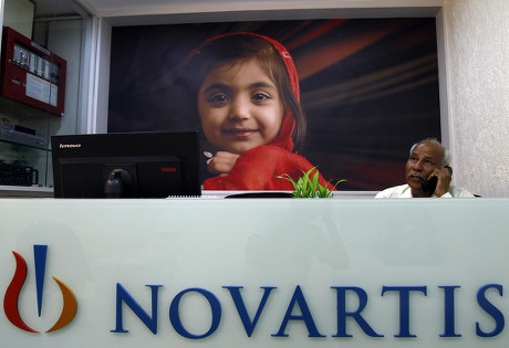 Novartis Employee Reads Magazine Office Mumbai Editorial Stock Photo ...
