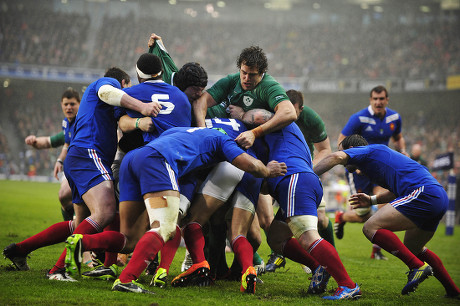 Ireland France Maul Ball During 6 Editorial Stock Photo - Stock Image ...