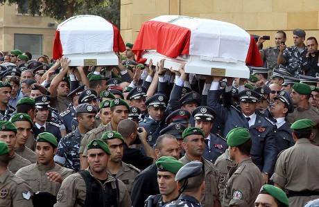 Epa03441358 Members Lebanese Internal Security Forces Editorial Stock ...