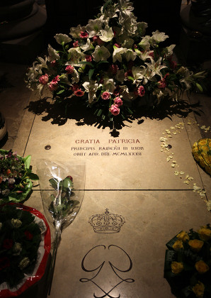 View Tomb Princess Grace Where Floral Editorial Stock Photo - Stock ...