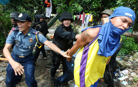 Filipino Policemen Special Weapons Tactics Swat Editorial Stock Photo ...