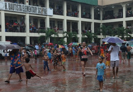 Elementary School Converted Into Evacuation Center Editorial Stock ...