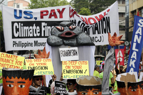 Filipino Protesters Carry Giant Effigy Depicting Editorial Stock Photo ...